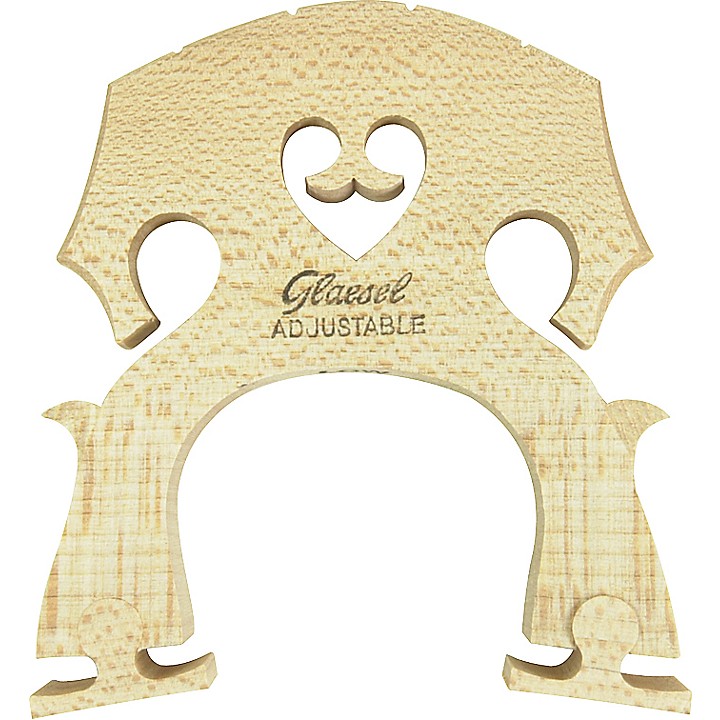 Glaesel Self-Adjusting 1/2 Cello Bridge | Music & Arts