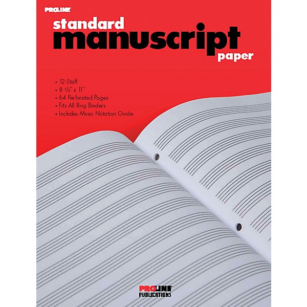 Proline Standard Manuscript Paper | Music & Arts