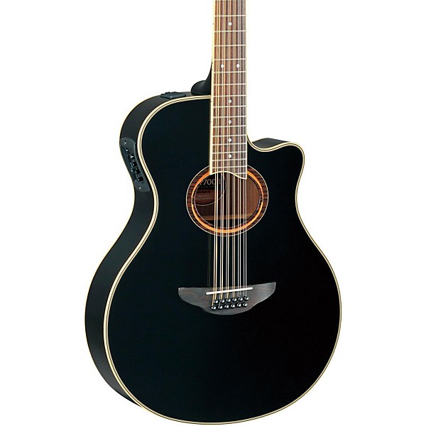 Yamaha APX700II-12 Thinline 12-String Cutaway Acoustic-Electric Guitar ...