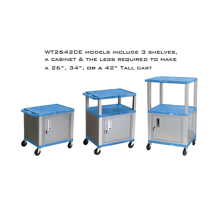H. Wilson Tuffy Cart with Lockable Cabinet | Music & Arts