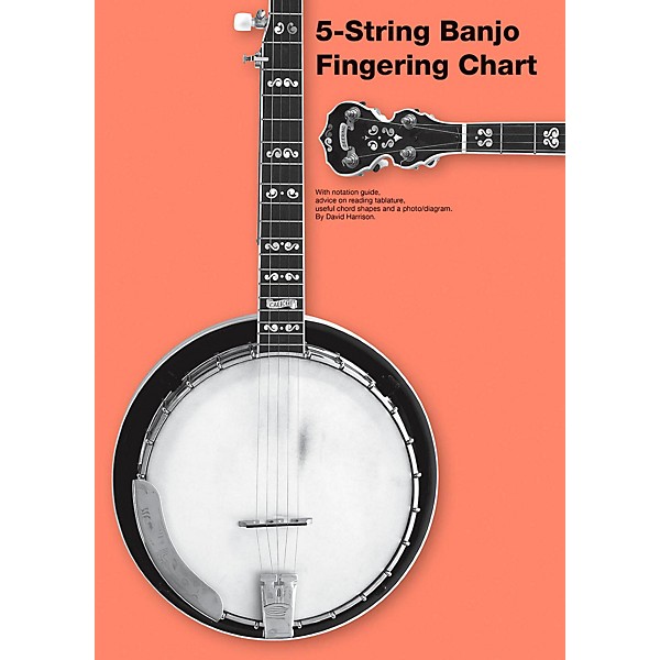 Music Sales 5-String Banjo Fingering Chart | Music & Arts