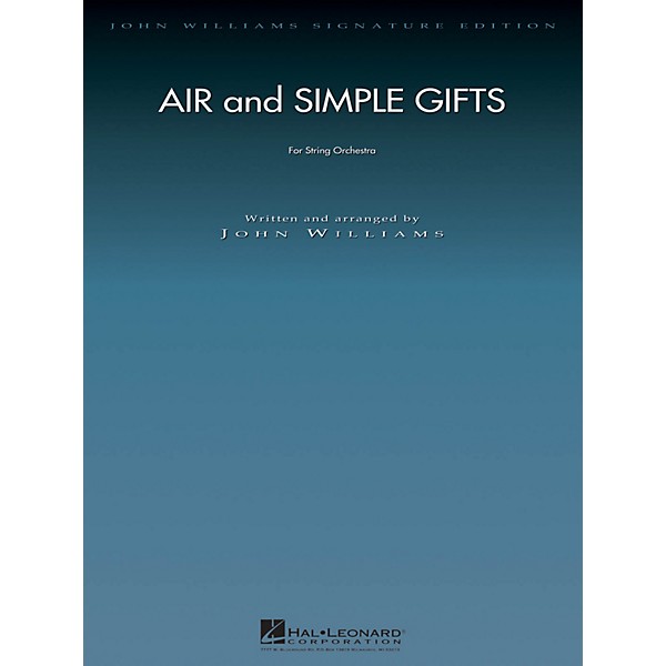 Hal Leonard Air and Simple Gifts John Williams Signature Edition ...