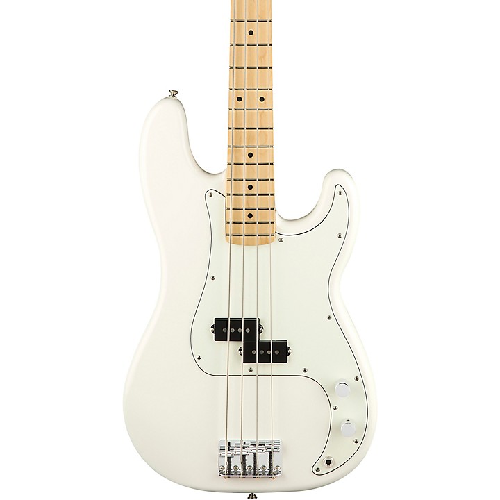 Fender Player Precision Bass Maple Fingerboard Polar White | Music & Arts