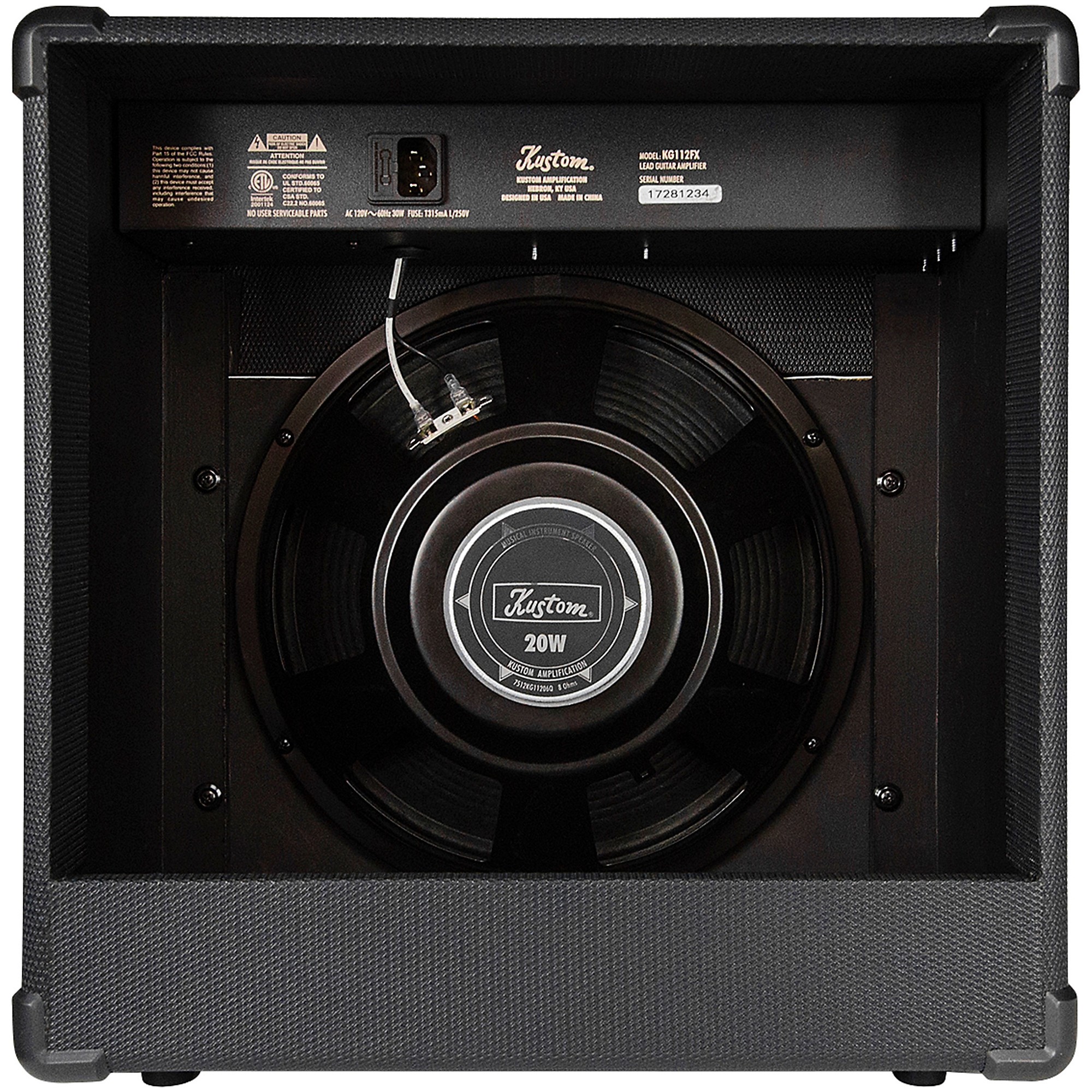 Kustom KG112FX 20W 1x12 Guitar Combo Amp | Music & Arts Kustom KG112FX 20W 1x12 Guitar Combo Amp | Music & Arts