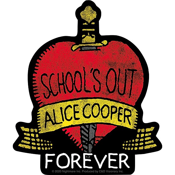 C&D Visionary Alice Cooper Sticker | Music & Arts