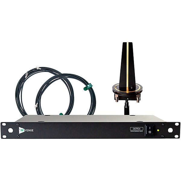 RF Venue DISTRO4 Antenna Distribution System and Diversity Omni Antenna ...