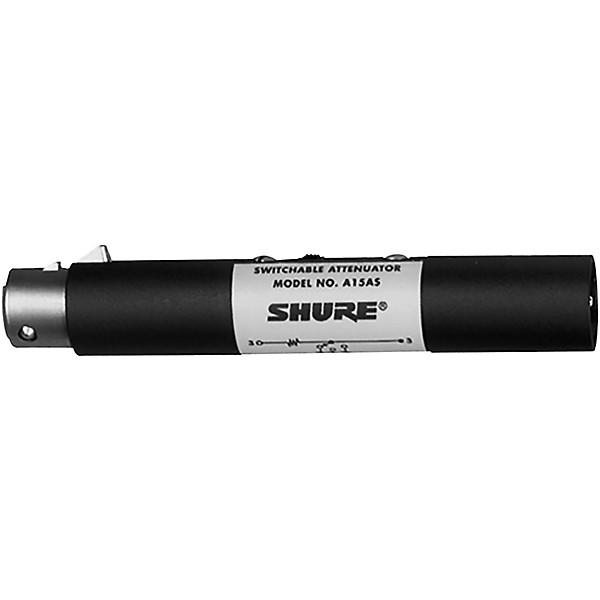 Shure A15AS Switchable Attenuator | Music & Arts