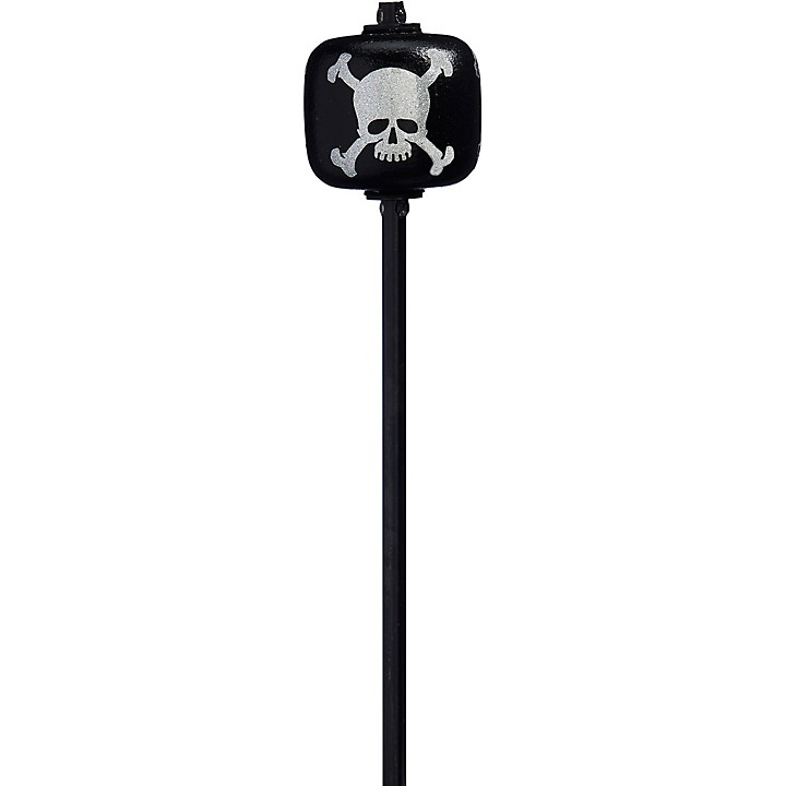 Danmar Percussion Black Skull Wood Ball Bass Drum Beater | Music & Arts